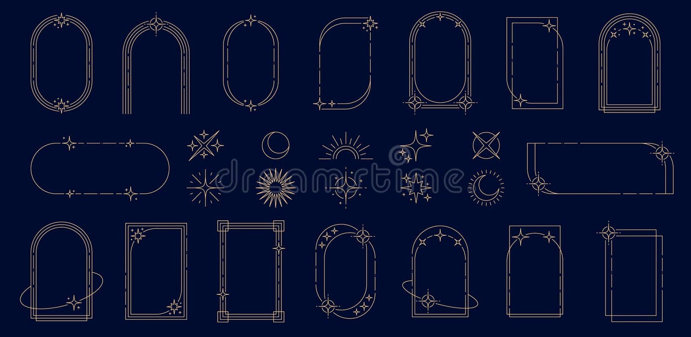 Occult Magic Border Stock Illustrations – 935 Occult Magic Border Stock ...