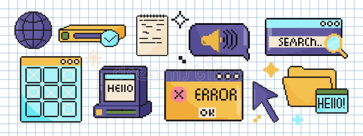 Y2k Computer Windows Stock Illustrations – 212 Y2k Computer Windows ...