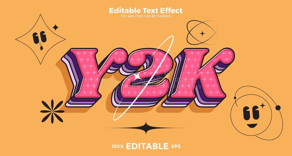 Y2k Text Effect Stock Illustrations – 430 Y2k Text Effect Stock ...