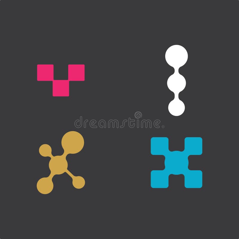 Y2K shape design stock vector. Illustration of logo - 332240003