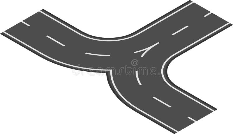 Highway Road Infographic. Street Roads Map, Gps Navigation Way Path and ...