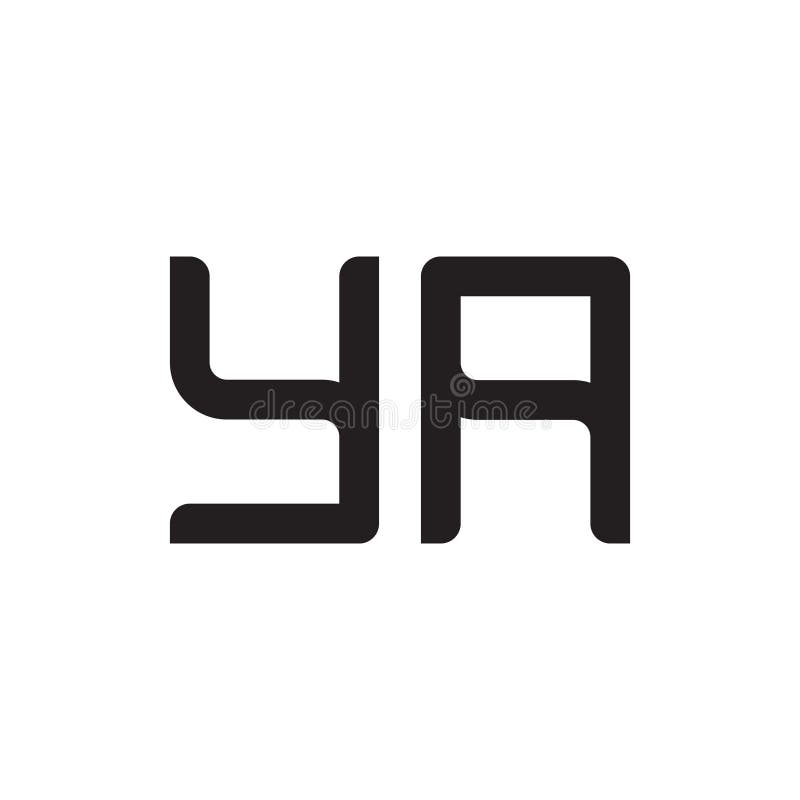 Ya Initial Letter Vector Logo Icon Stock Vector - Illustration of ...