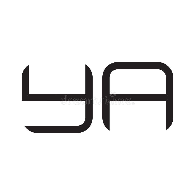 Ya Initial Letter Vector Logo Icon Stock Vector - Illustration of ...