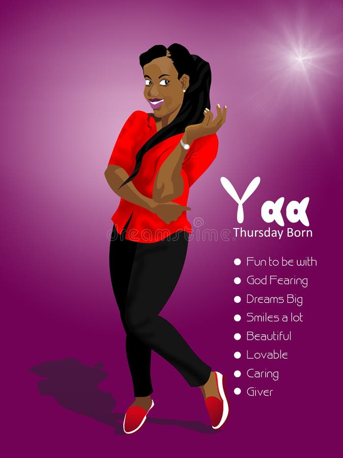 Yaa stock illustration. Illustration of borns, thursday - 78844589