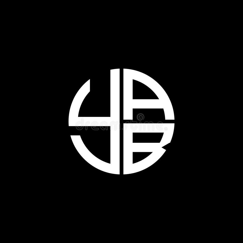 Logo Yab Icon Vector Monogram Letter Minimalist Triangle Flat Unique ...