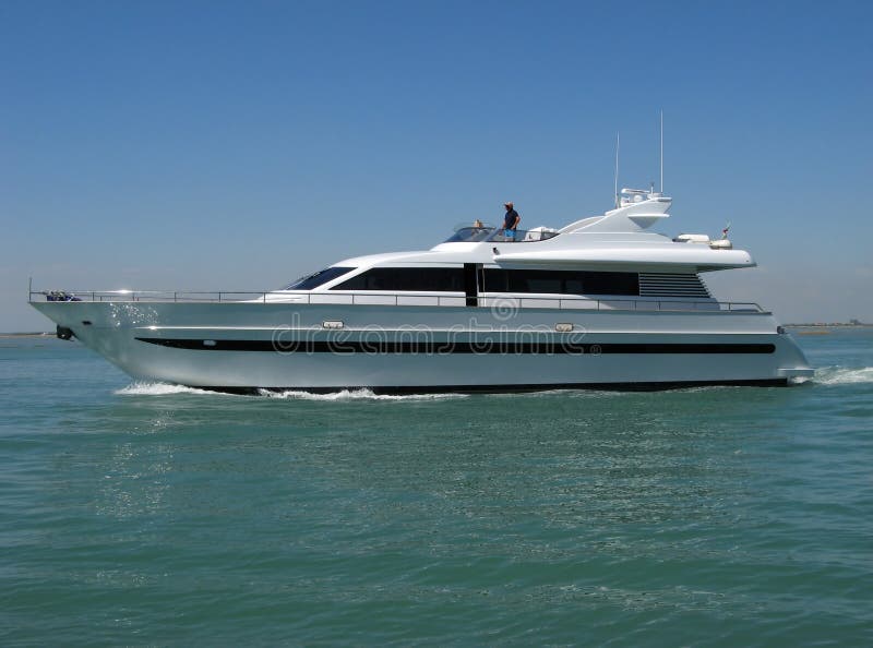 Luxury yacht stock photo. Image of cruising, earning - 10319272