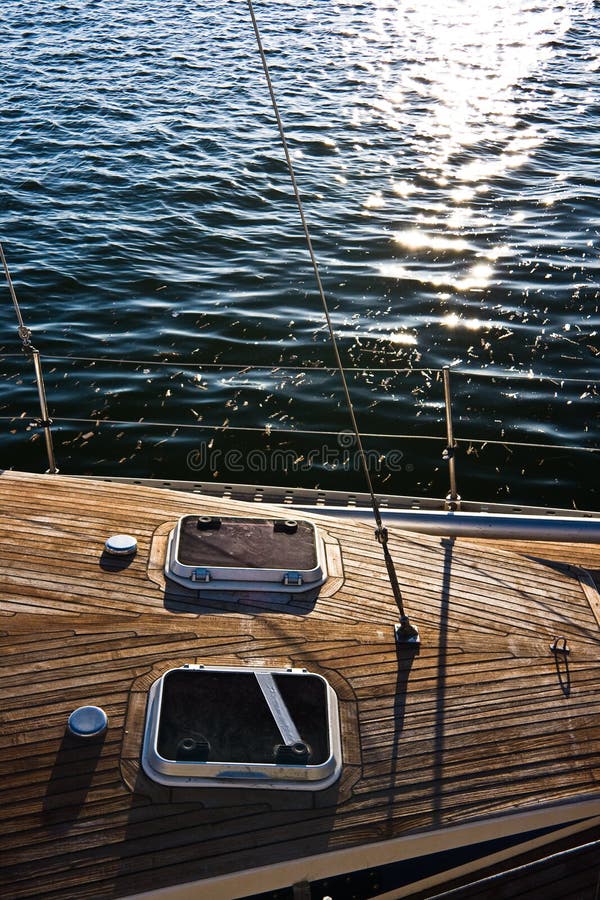 Yacht stock photo. Image of front, cruise, timber, love - 5290776