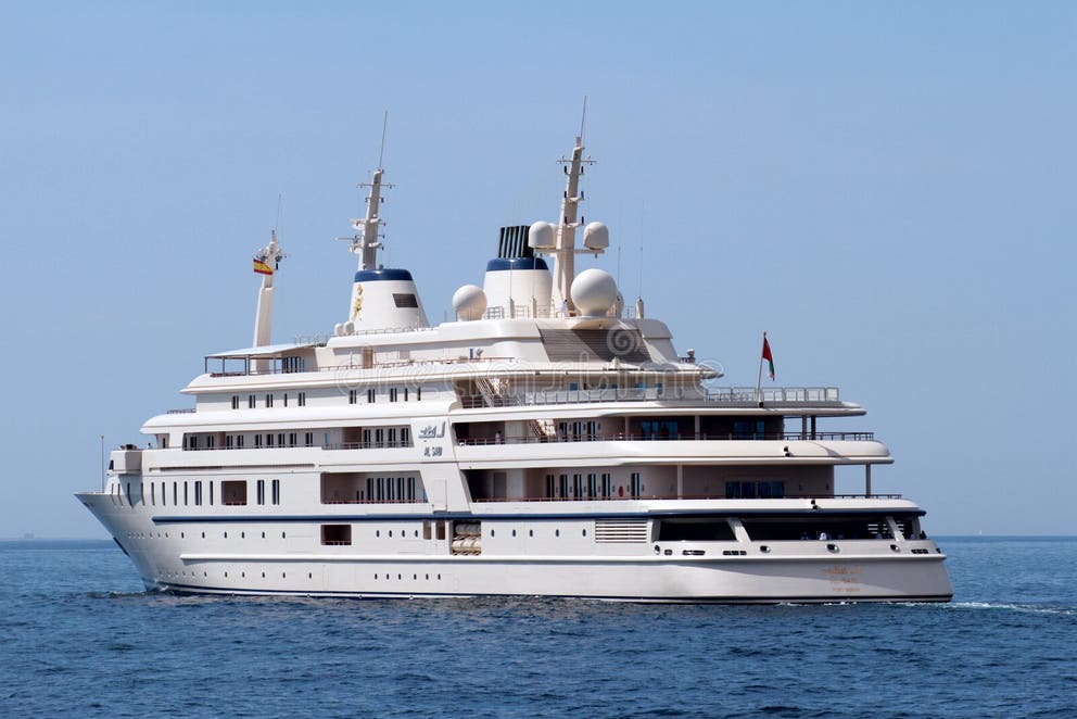 Yacht Al Said editorial stock photo. Image of cruise - 25129218