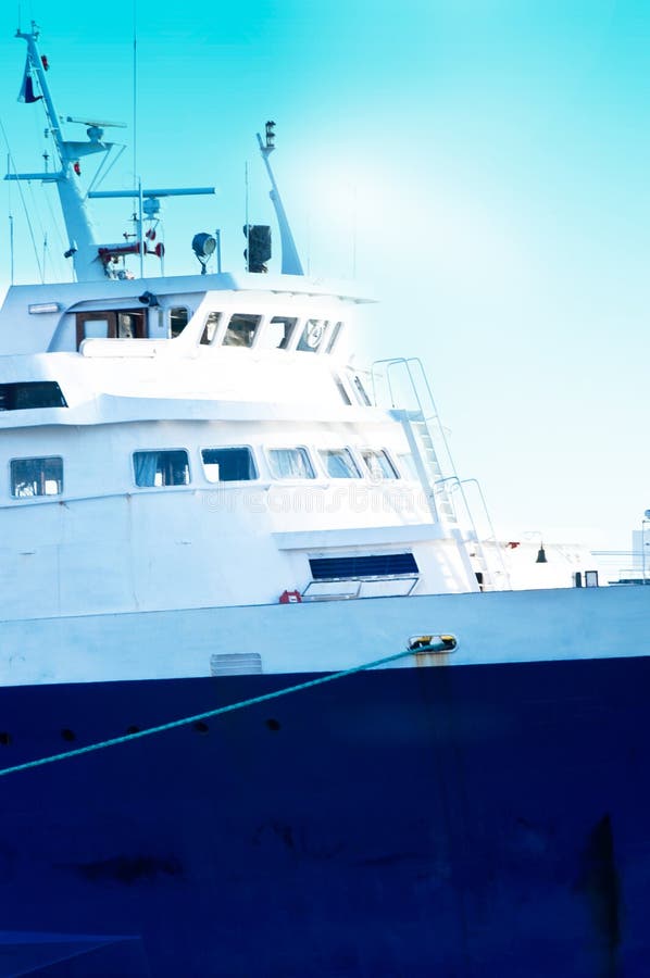 Yacht alongside the dock. stock image. Image of ocean - 10748431
