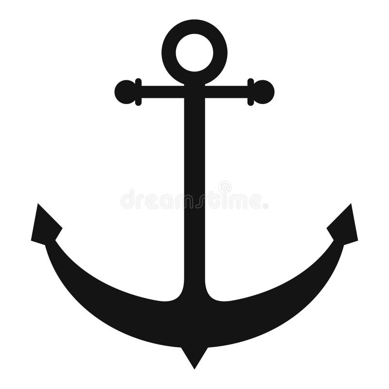 Simple Anchor Rope Icon Stock Illustrations – 1,368 Simple Anchor Rope ...