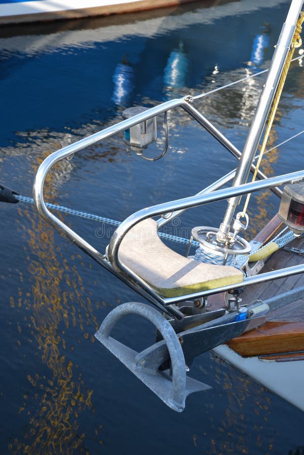 Yacht bow stock image. Image of catwalk, brown, sports - 46484625