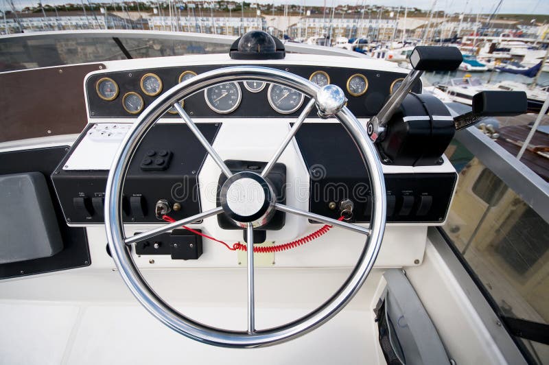 Yacht Instrument Panel. stock photo. Image of nautical - 15798668