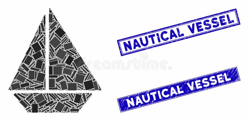Yacht Mosaic and Grunge Rectangle Watermarks Stock Illustration ... Yacht Mosaic and Grunge Rectangle Watermarks Stock Illustration ...