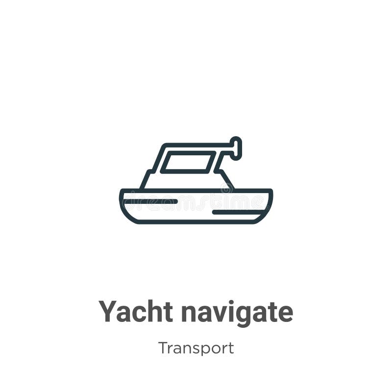 Navigate Vector Icon on White Background. Flat Vector Navigate Icon ...