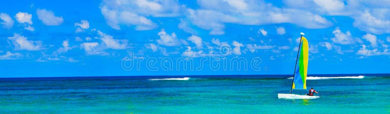 Yacht at ocean stock image. Image of sport, sand, wave - 50575023