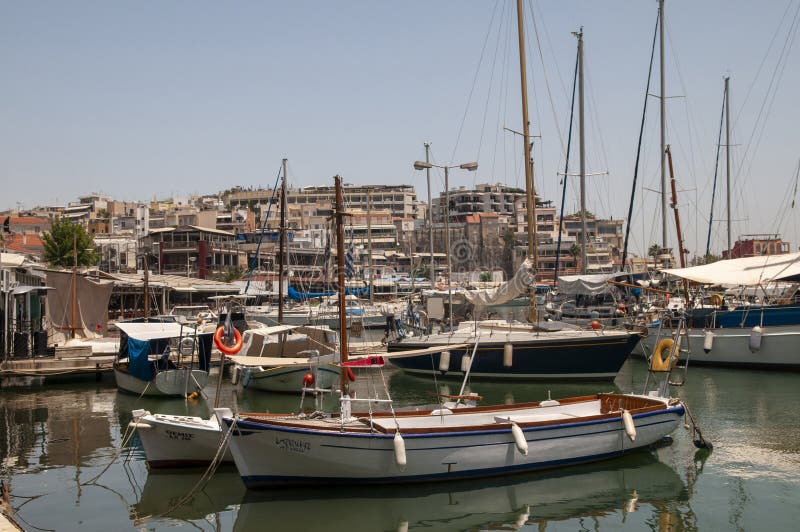 Yacht Port Marina in Athens. Editorial Stock Image - Image of greece ...