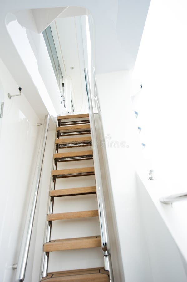 Yacht stairs stock photo. Image of vacations, vollution - 16892312