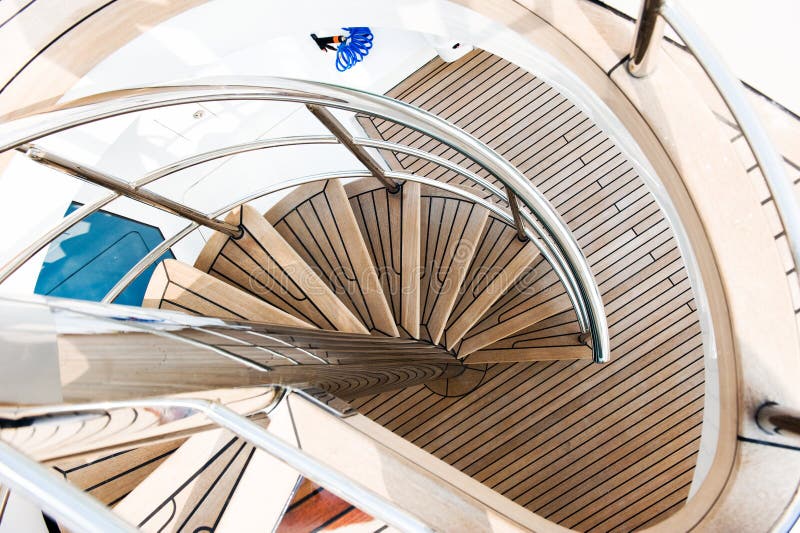 Yacht stairs stock photo. Image of vacations, vollution - 16892312