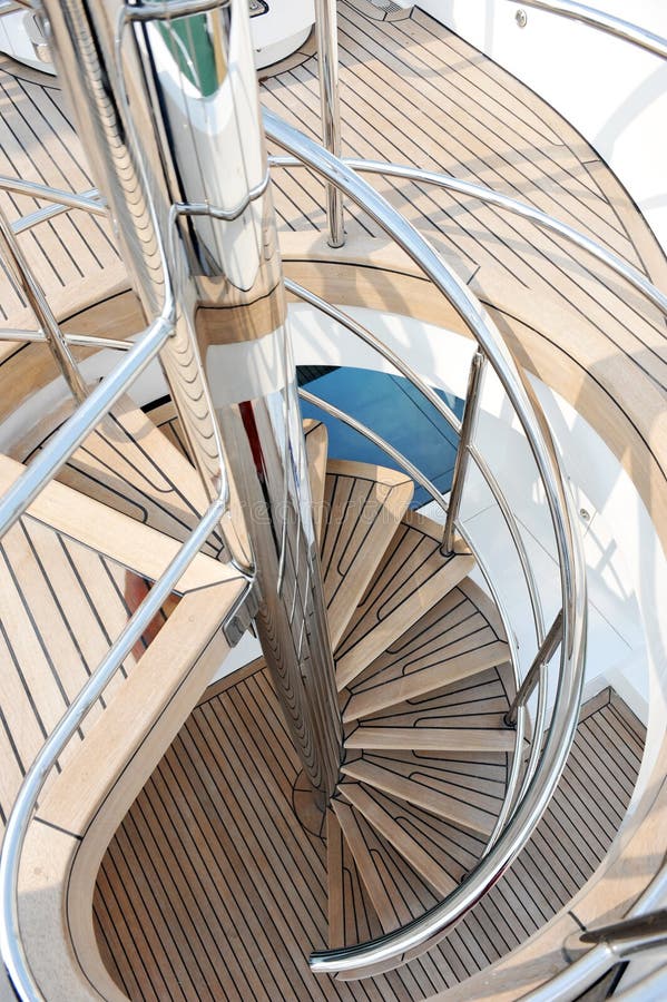 Yacht stairs stock photo. Image of nautical, blue, step - 16892366