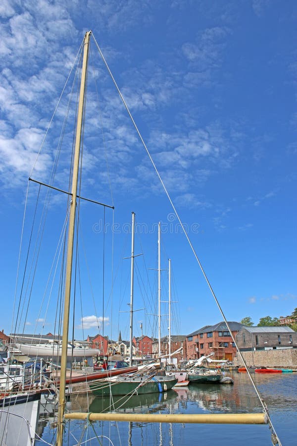 Exeter Quay Panoramic View England Stock Photo - Image of outdoor ...