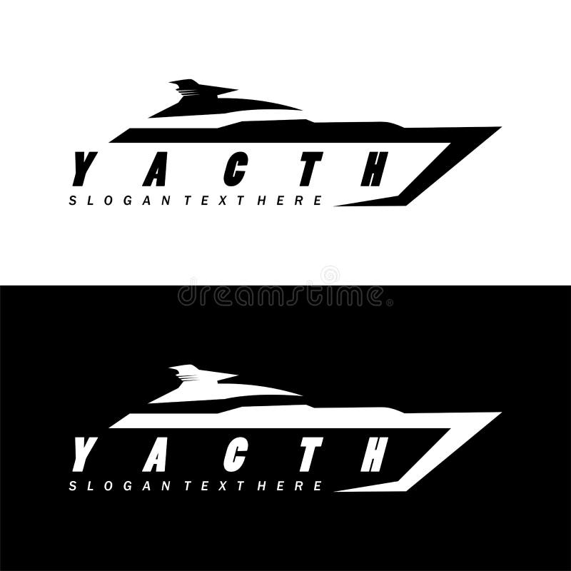 Yachts icon logo design stock vector. Illustration of minimalist ...