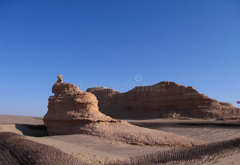 Yadan landform stock image. Image of landform, dunhuang - 12360789