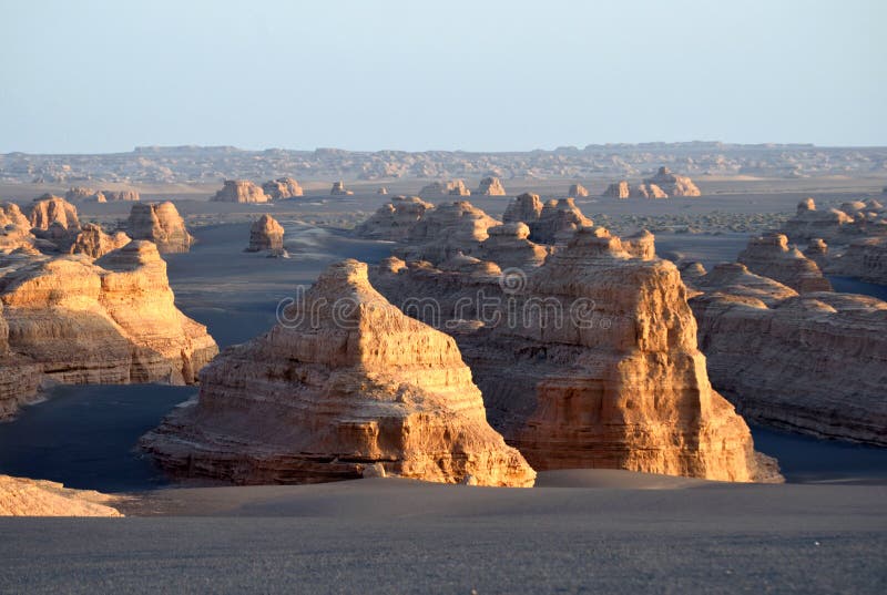 Yadan landforms stock photo. Image of wind, park, yadan - 33685720