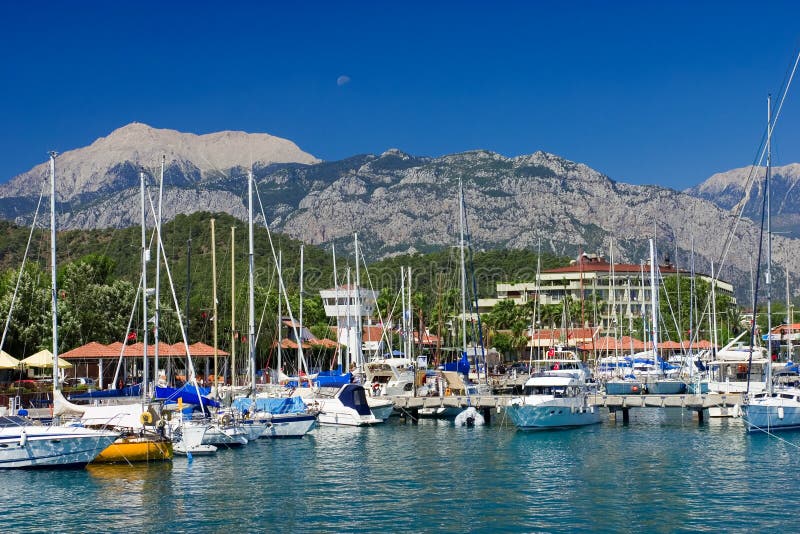 View of Gocek stock photo. Image of gocek, port, mediterranean - 8117266