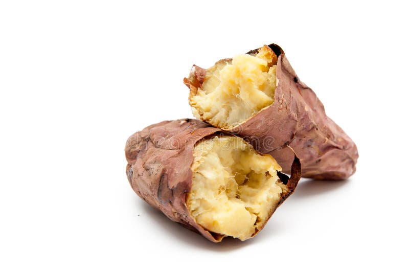 Yakiimo Asado a La Parrilla, Patata Dulce Japonesa Tradicional Asada ...