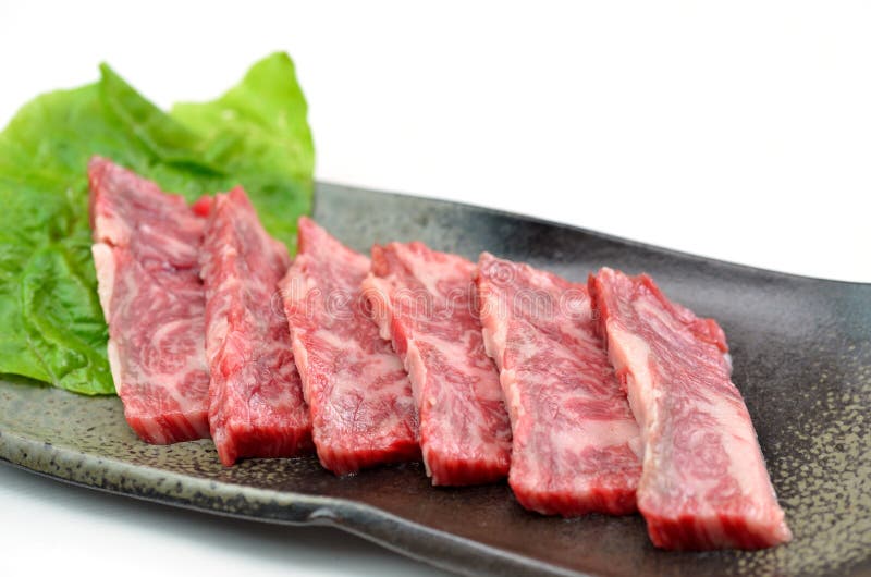 Yakiniku, Japanese beef stock image. Image of domestic - 26947283