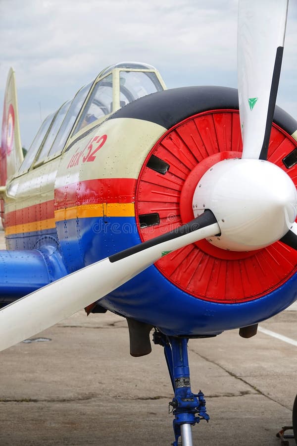 Yakovlev YAK 52 Airplane at BIAS 2024 Stock Photo - Image of yakovlev ...