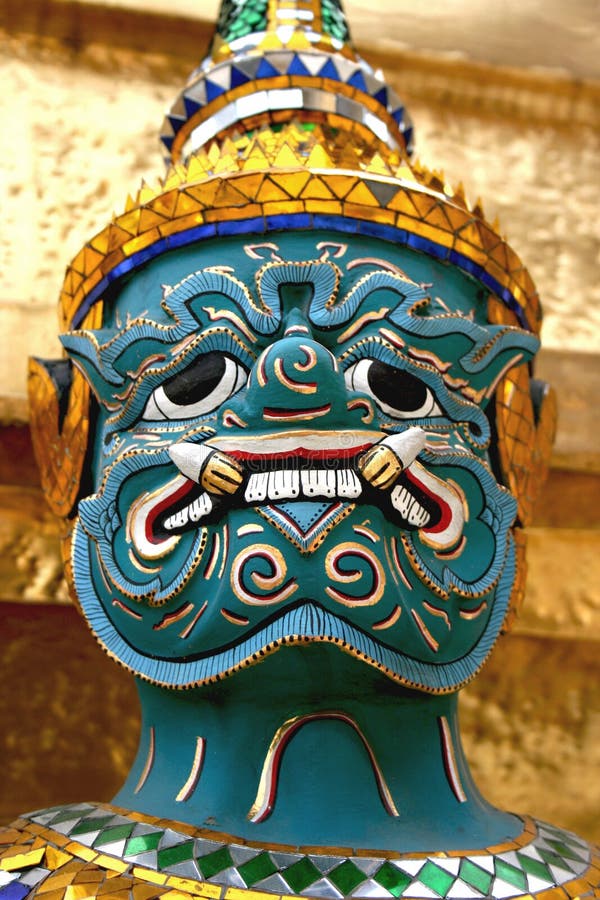 Yaksha stock image. Image of gold, spiritual, asia, thai - 6494951