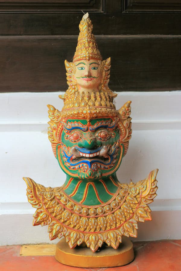 Yaksha statue stock photo. Image of ancient, thai, mythological - 43653728