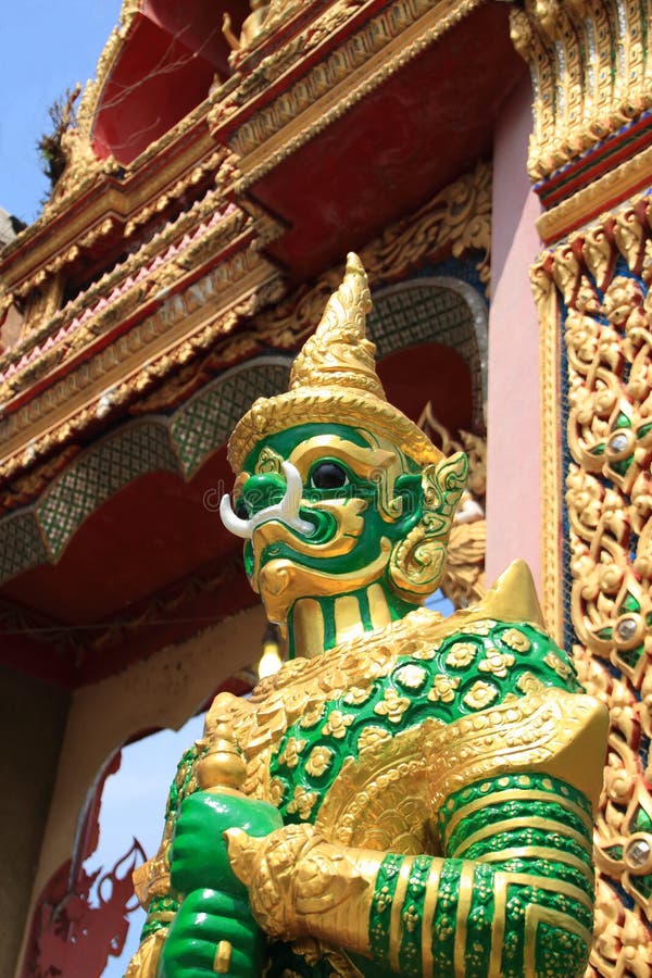 Yaksha Statue stock image. Image of statue, thai, mythological - 40931287