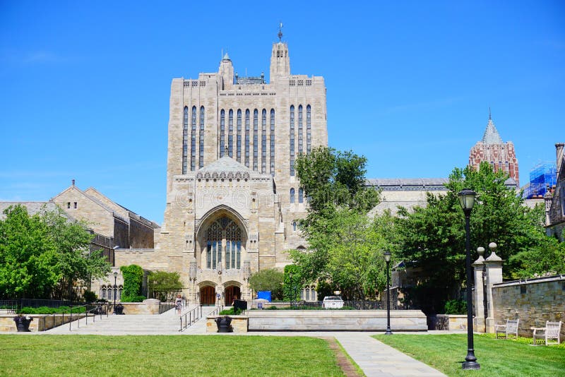 Yale campus building editorial stock image. Image of building - 95467689