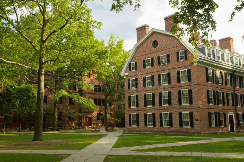 Yale University Campus Buildings Stock Image - Image of exterior ...