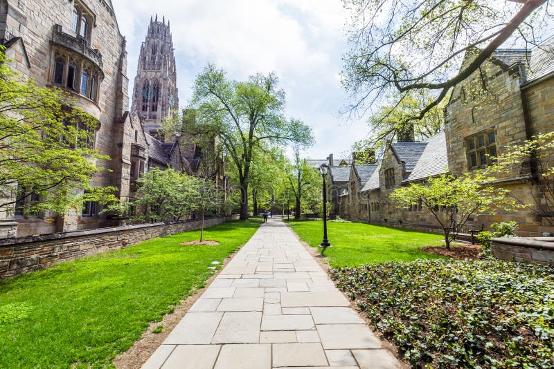 Yale University in New Haven Connecticut Stock Photo - Image of ...