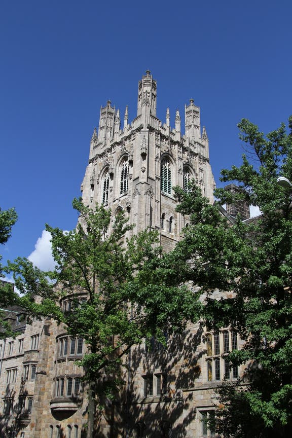 Yale University Tower editorial image. Image of historic - 61358850