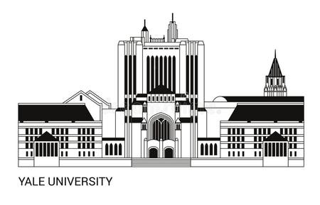 Yale University. Vector Illustration. Stock Vector - Illustration of ...