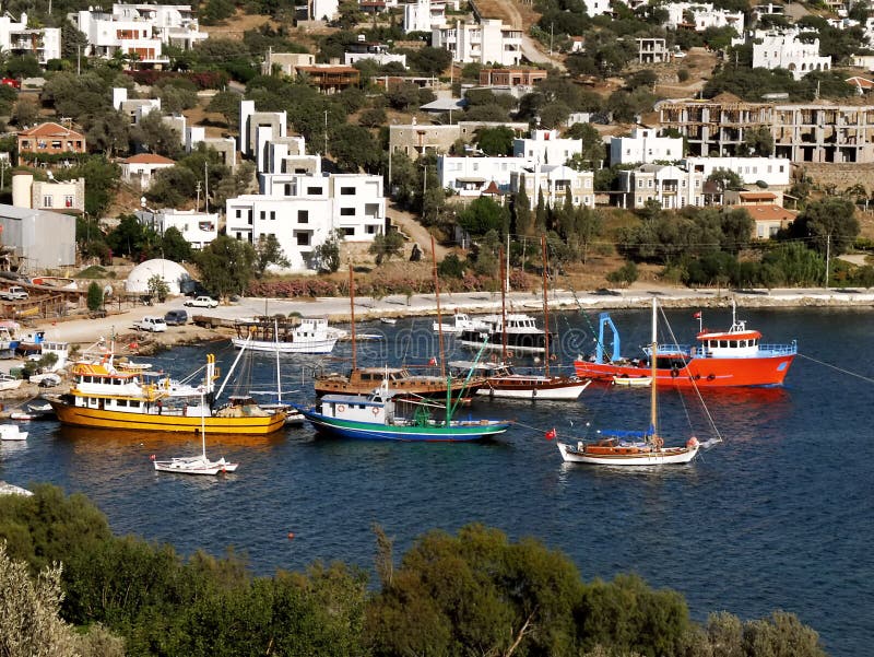 Yalikavak region in Bodrum stock image. Image of summer - 12479945