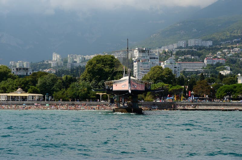 Yalta imagen de archivo. Imagen de ucrania, agua, crimea - 35088571