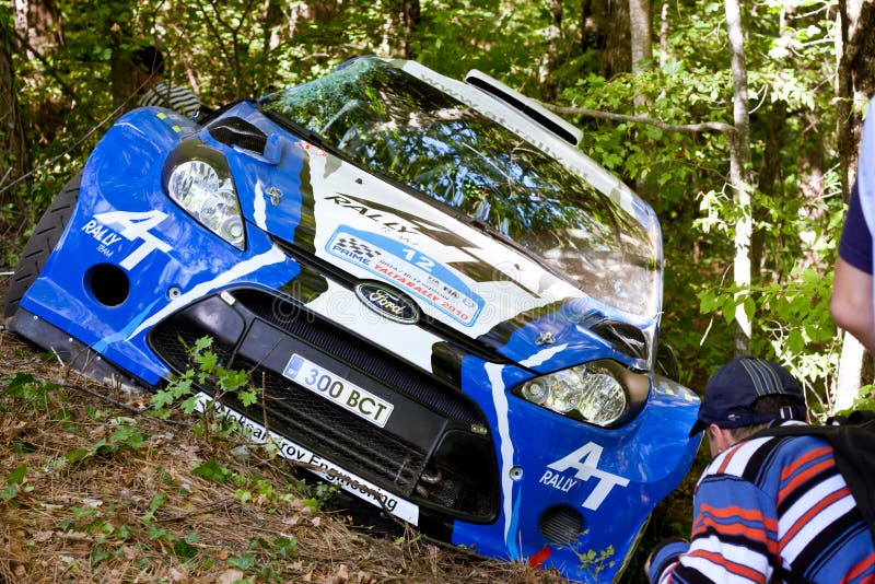 Ford focus wrc rally car editorial photography. Image of races - 27816507