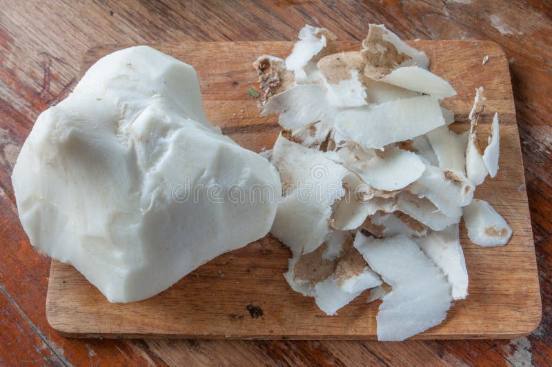 Yam and block stock image. Image of plate, metal, autumn - 64900801