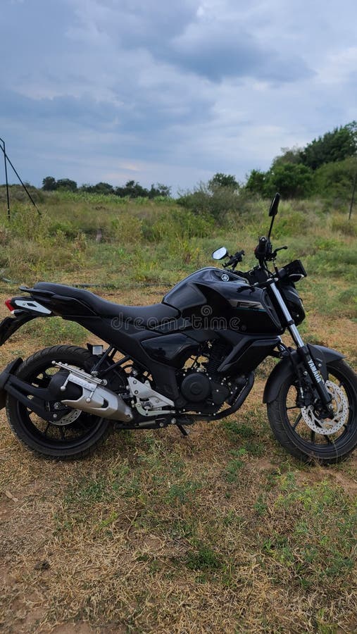 Yamaha Fz v3 bike stock image. Image of yamaha, sports - 258693189