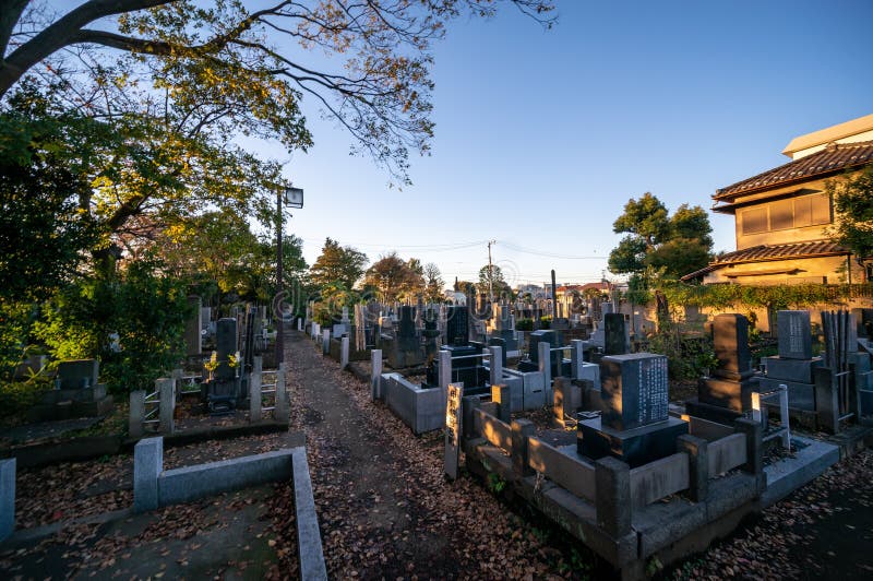 Yanaka Cemetery, Japan Tokyo Editorial Photo - Image of dead, nature ...