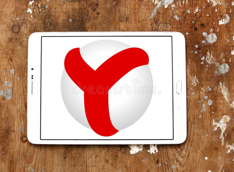 Yandex browser logo editorial stock image. Image of brands - 97126809