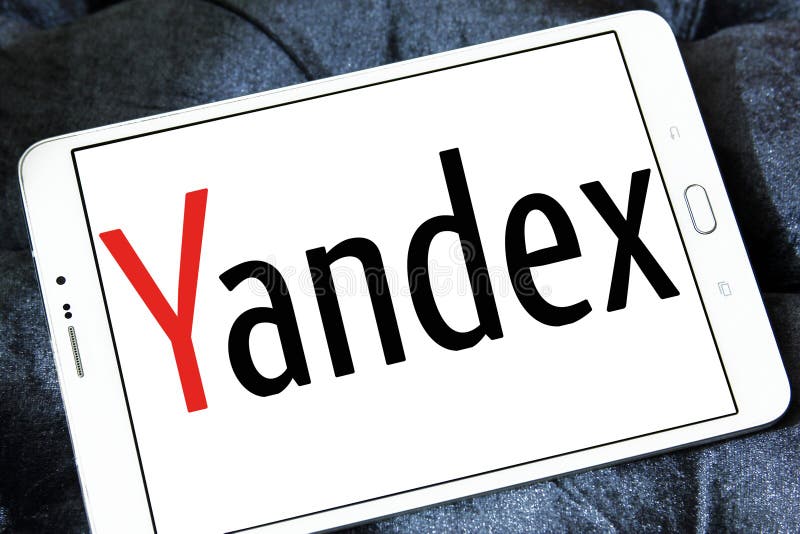 Yandex search engine logo editorial stock photo. Image of searching ...