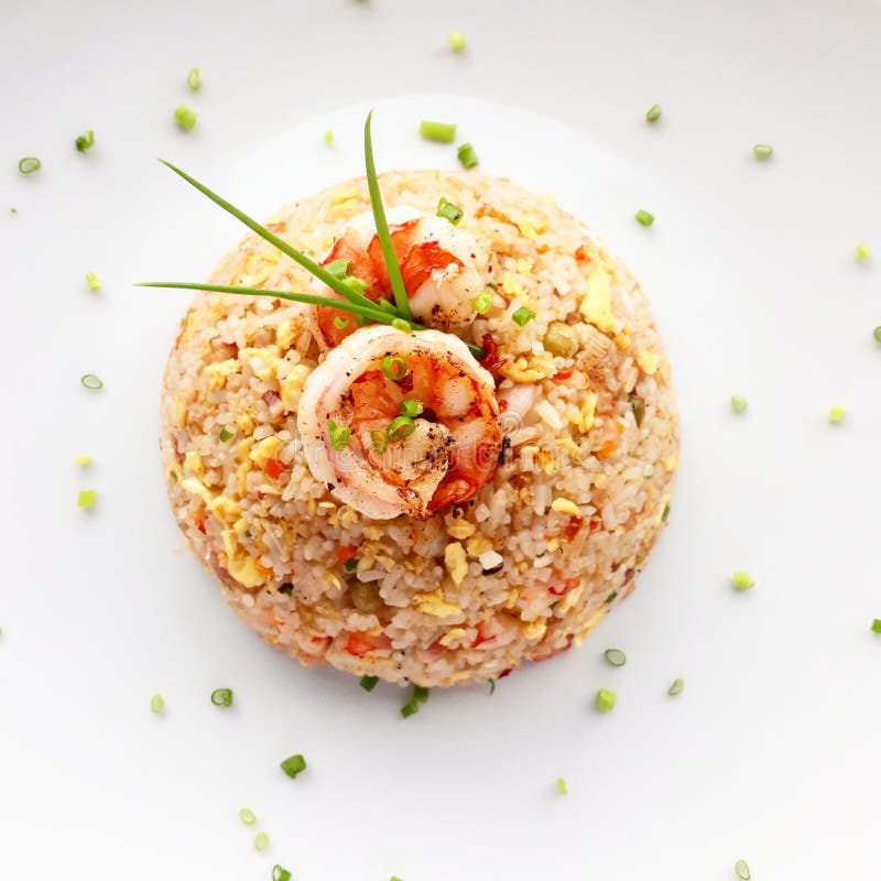 Yang Chow Chinese Fried Rice Stock Photo - Image of crab, carrot: 14252260