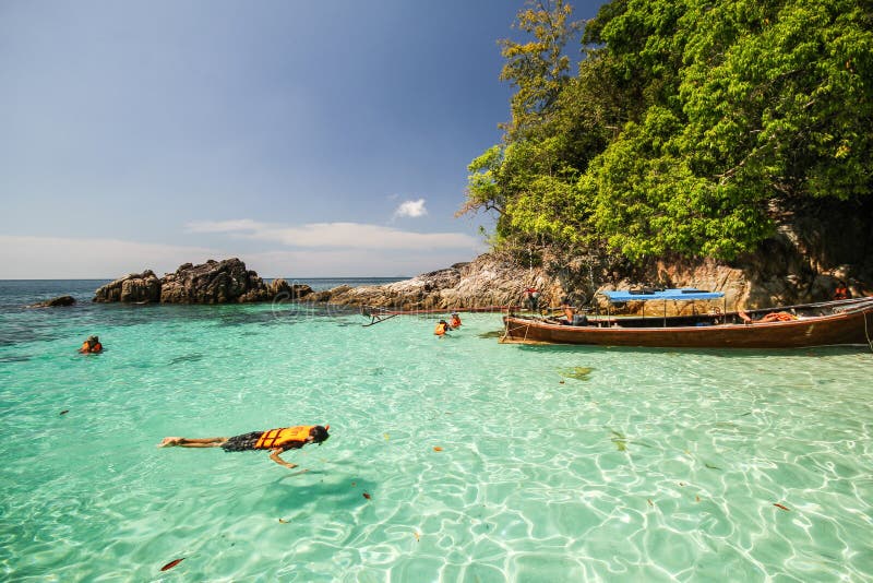 Yang Island, Koh Yang, Satun Province Thailand Stock Image - Image of ...
