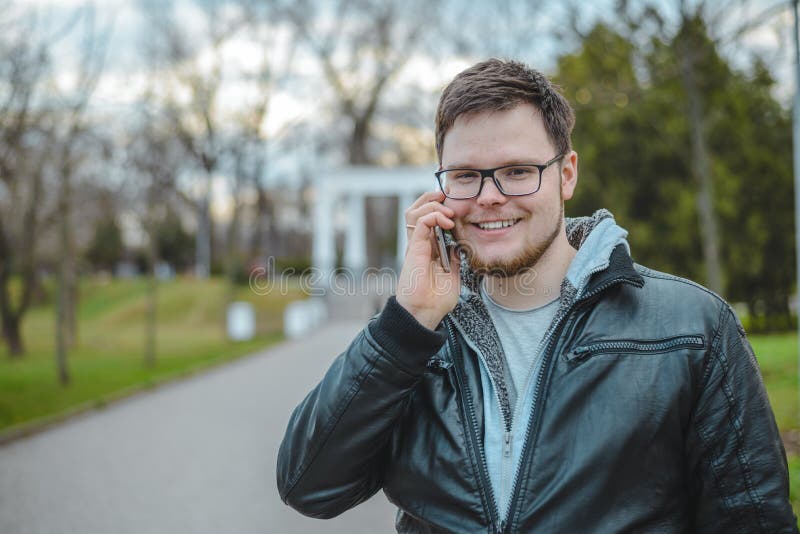 Yang Man on the Phone with Laptop Stock Photo - Image of handsome ...